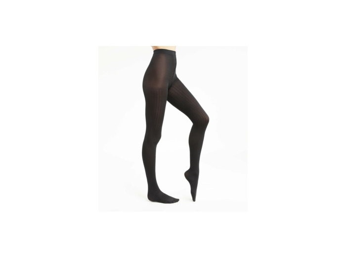 Collant semi-opaque femme à côtes plates Noir Dim Style - Dim Outlet ...