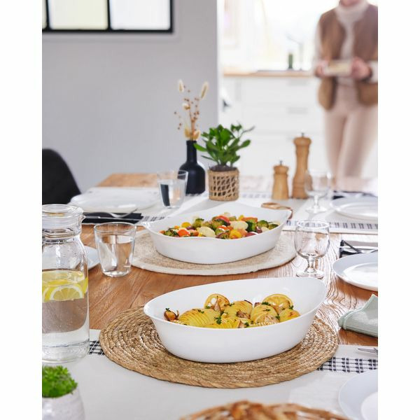 Set de 3 plats rect blanc Smart Cuisine - Arc Outlet Talange