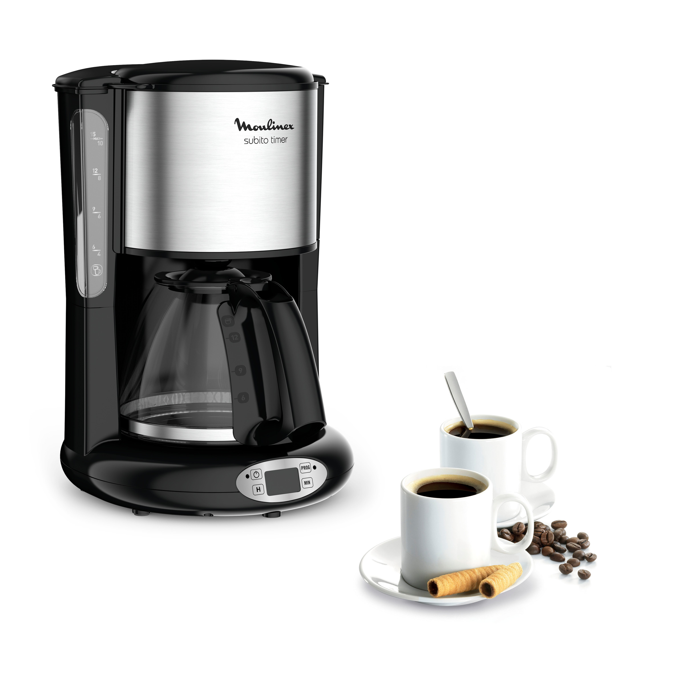 Cafetière Programmable Subito inox - Home & Cook Talange