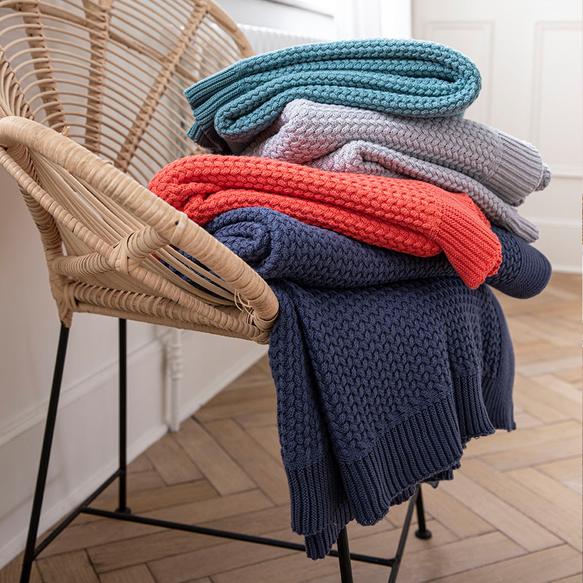 PLAID | Bohème - Bleu - Anne de Solène Corbeil