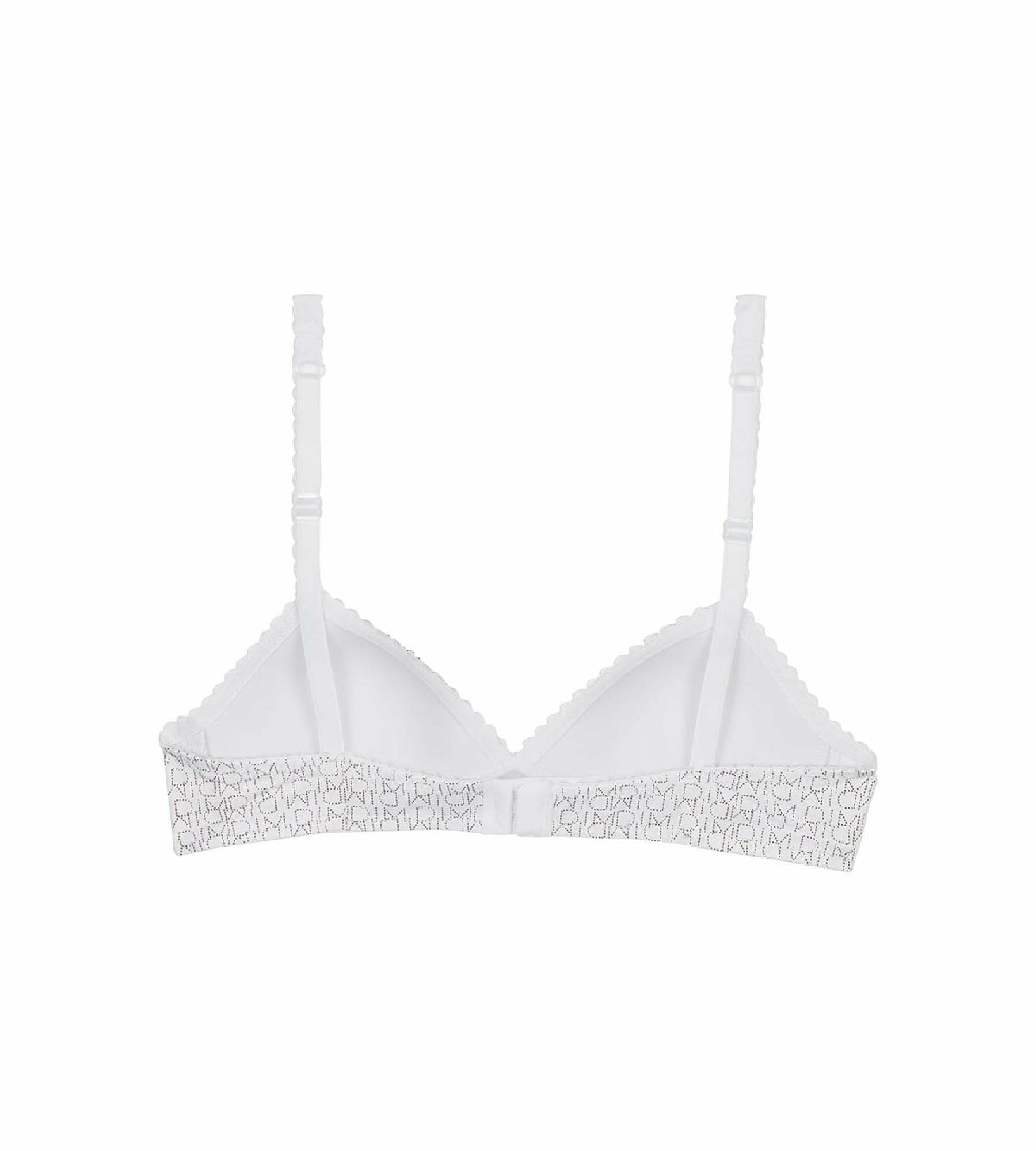 Soutien-gorge triangle imprimé logo blanc DIM Touch Girl - Dim Outlet ...