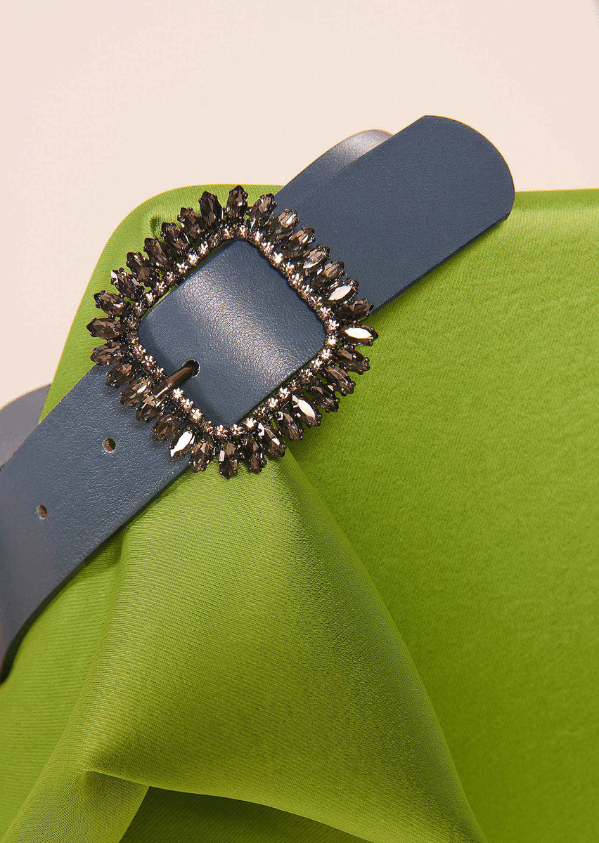 Ceinture Gigi Bleu en Cuir - Tara Jarmon