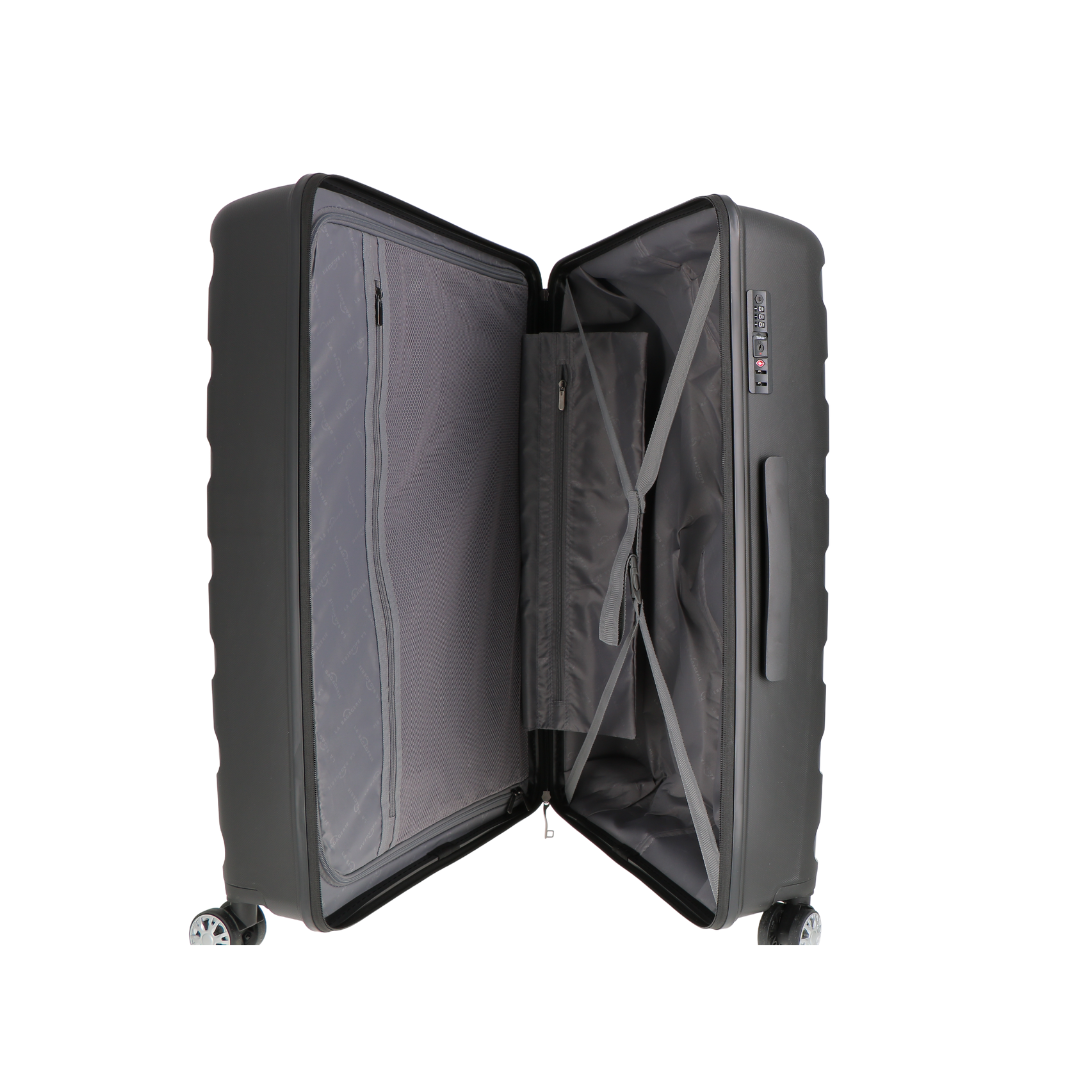 Valise XL 4 Roues V3 - Noir - La Bagagerie Corbeil